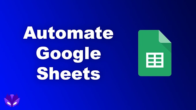 Automate your google sheet by Gulli_solutionz | Fiverr