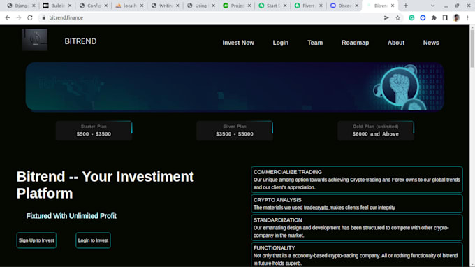 Design and develop a professional website using django and laravel ...