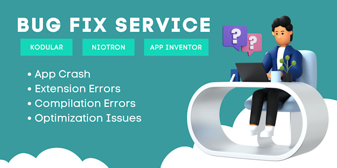 Fix your kodular niotron mit appinventor app issues and bugs by Hritikr | Fiverr