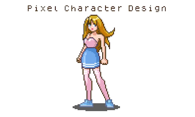 Create pixel cartoon character and animate, game rpg asset by ...