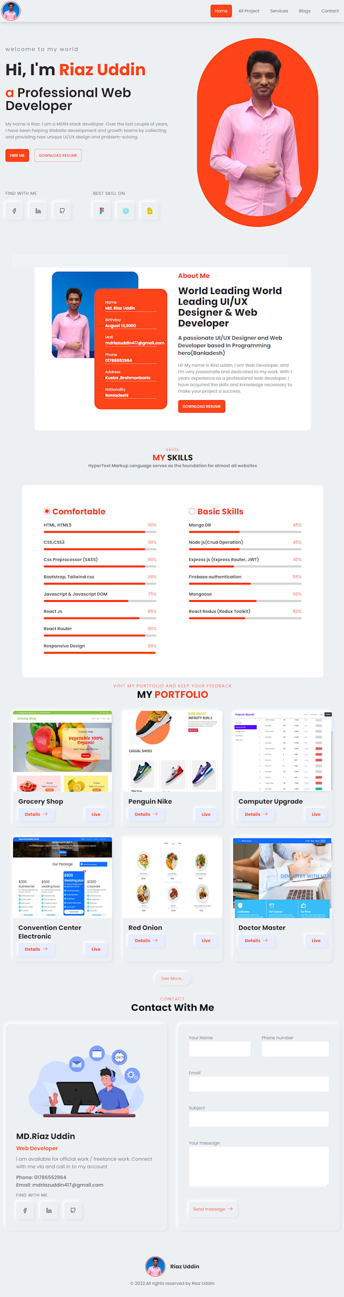 Figma,psd to html fully responsive landing page design 1day by ...