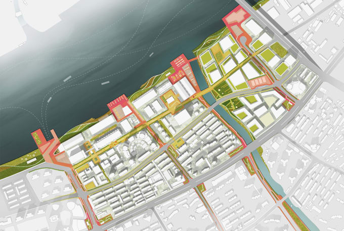 Do professional master plan or site plan rendering by Biubiuland | Fiverr