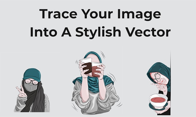 Trace vector art from your photos by Fikiaviantono | Fiverr