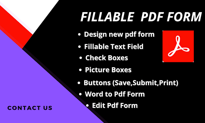 Design fillable pdf forms by Rafiabibiaslam | Fiverr