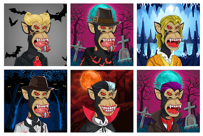 Make custom nft character or nft art collection by Faisal027 | Fiverr