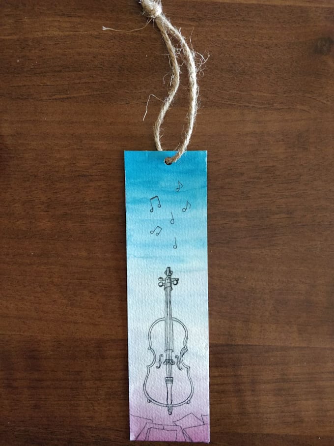 Draw your personalised bookmarks by Canapawarner | Fiverr