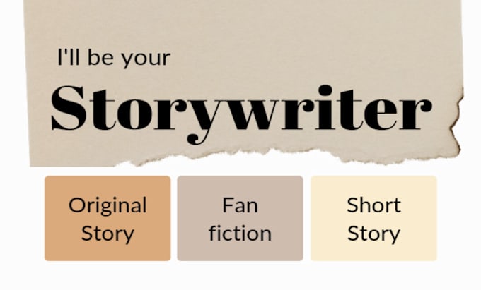 Write a detailed original story or fanfiction for you by Riesja | Fiverr