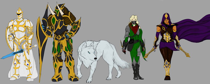 Draw your original, dnd, and rpg characters by Illumiknight | Fiverr