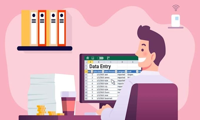 Fast data entry, excel data entry, typing job, copy paste by ...