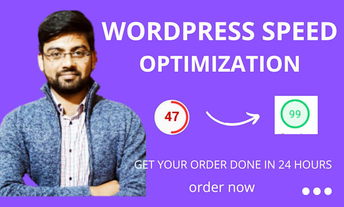 Increase wordpress speed optimization, wordpress website speed optimize by Asadjaved859 | Fiverr