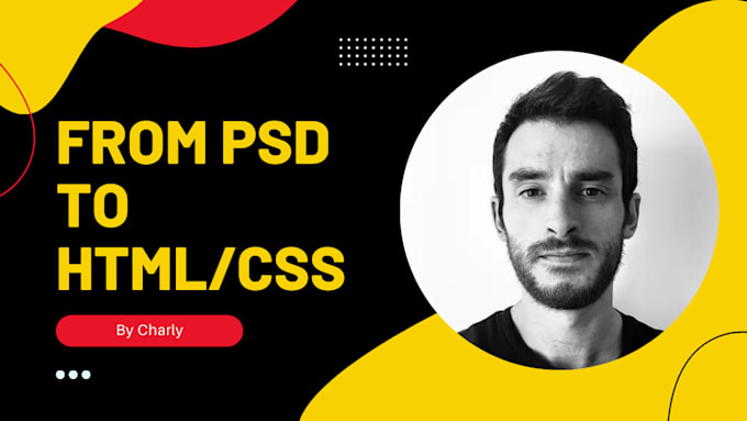 Convert your design into a html and css responsive page by Charlym04 ...