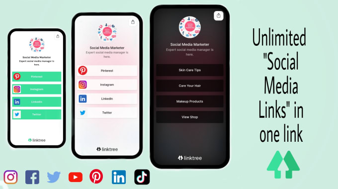 Setup and customise linktree landing page by Zeba_rehman | Fiverr Setup and customise linktree landing page by Zeba_rehman | Fiverr