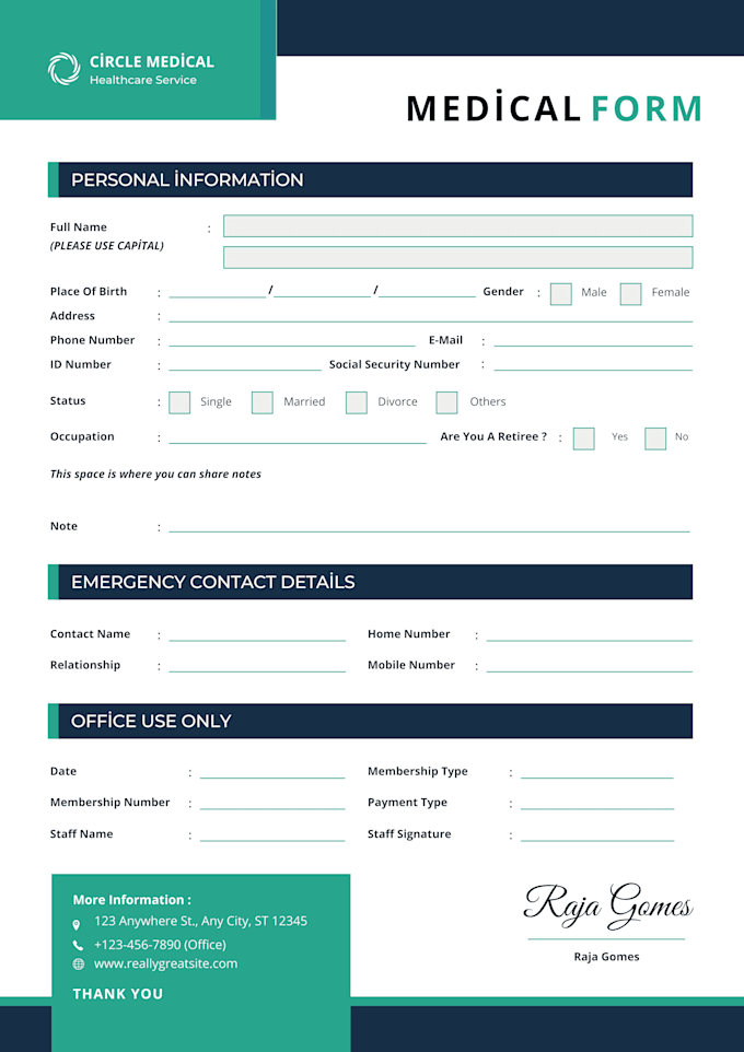 Design fillable pdf forms by Melissaral | Fiverr