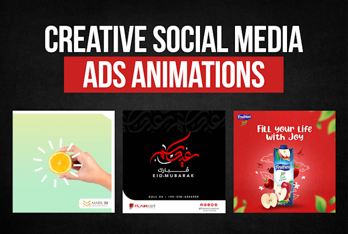 Create custom social media animated post by Waseem554 | Fiverr