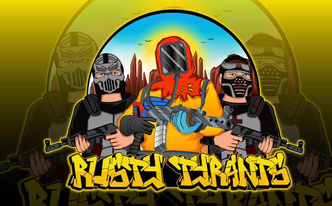 Make custom rust server logo design by Salman_dessign | Fiverr