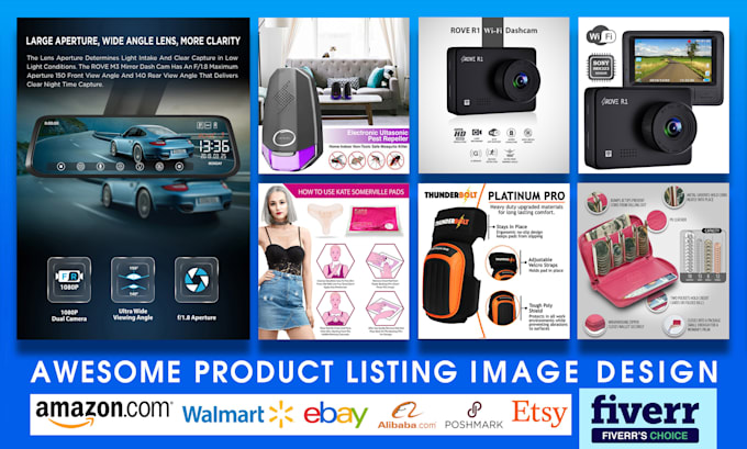Design amazon listing images infographic images by Designnexis | Fiverr