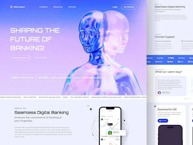 Create a beautiful modern website in figma by Katyadobro | Fiverr