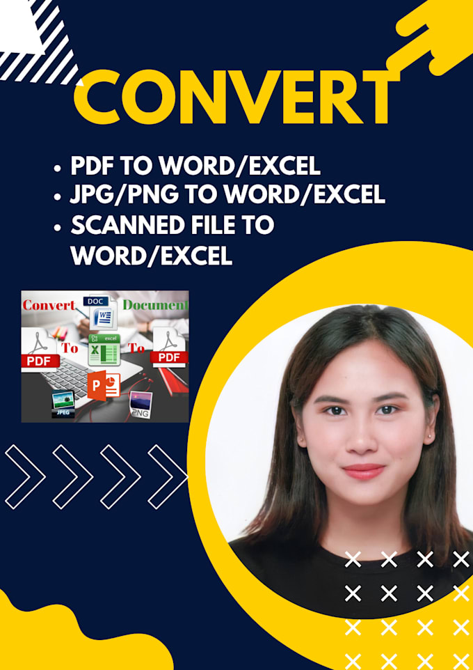 Convert pdf or image to word or excel file by Alexamaeblanca | Fiverr