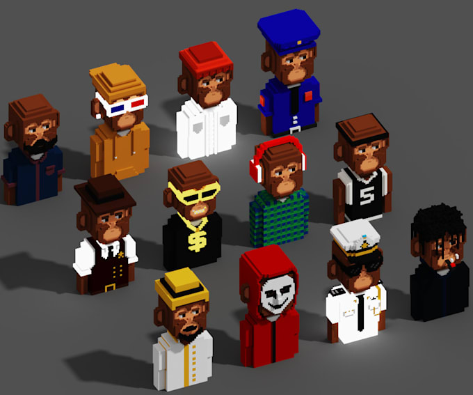 Create custom nft character by Sandboxcustom | Fiverr