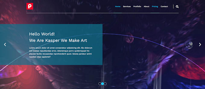 Convert your design into html and css files by Elyasabdullah | Fiverr