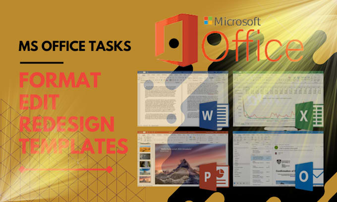 Do microsoft office tasks, document templates, ppt and excel project by ...