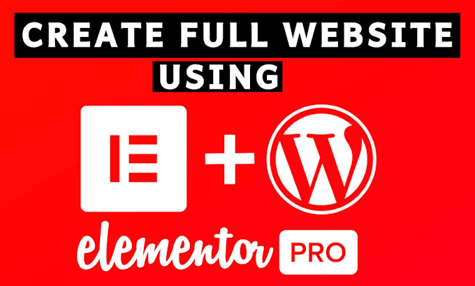Create a full website using elementor pro page builder by Webdesign_expt | Fiverr