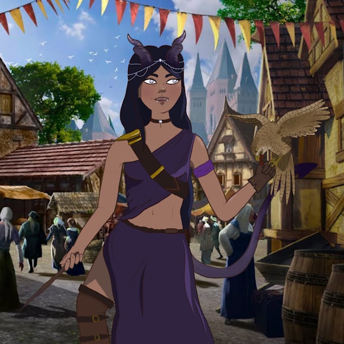 Design your role playing games characters by Lucillegdr | Fiverr