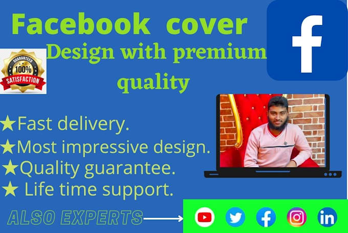 Do an impressive facebook cover design with premium quality by Majedul ...