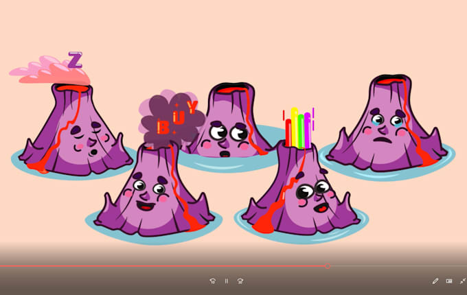 Design 2d character loop gif animation by So_close | Fiverr