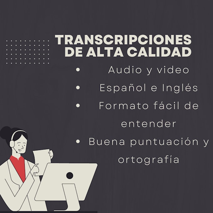 Spanish audio and video transcription by Stephanialucas | Fiverr