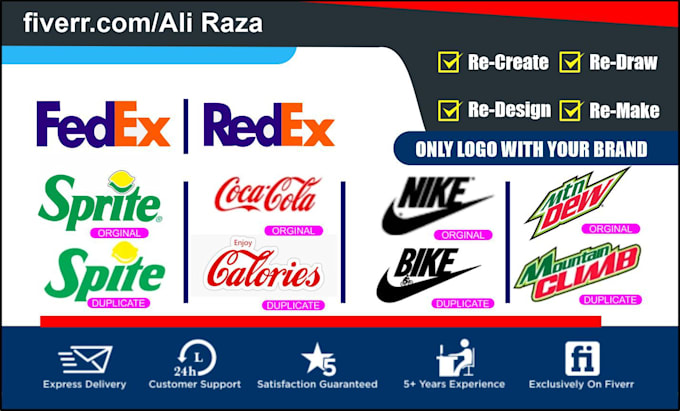 Design a parody brand spoof logo by Raza258 | Fiverr