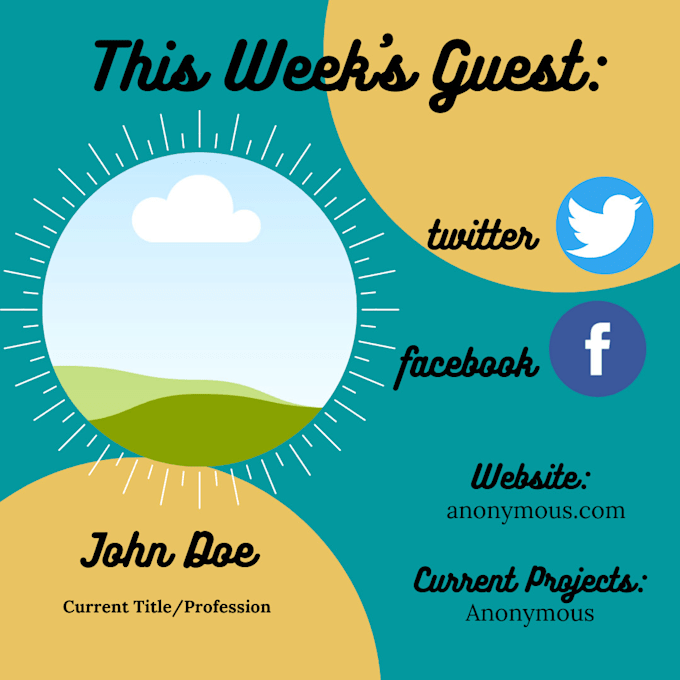 Create a custom social media flyer by Dahliajones | Fiverr