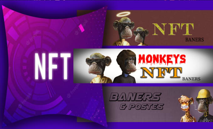 Create nft banner gif, social media posts, and banner ads design by ...