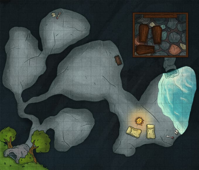 Create custom dnd battle maps by Buckyart | Fiverr