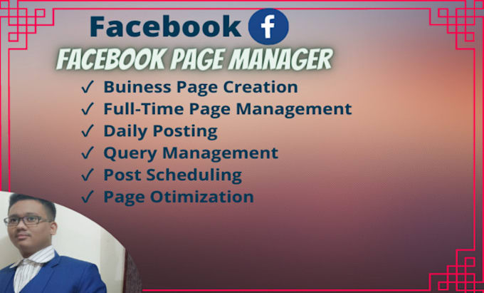 Be your facebook page manager and content creator by Shetolrahman | Fiverr