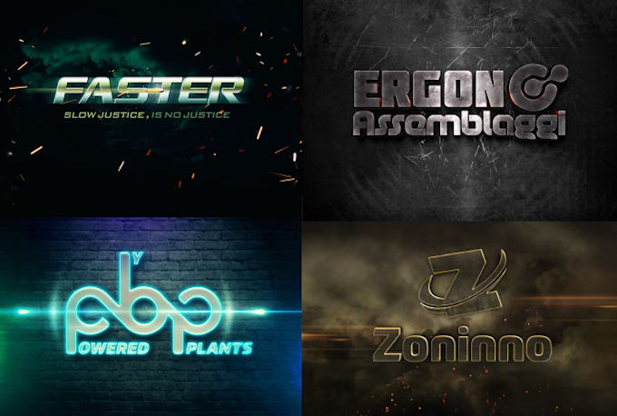Do modern and cinematic 3d business logo design by Designer_faizy5 | Fiverr