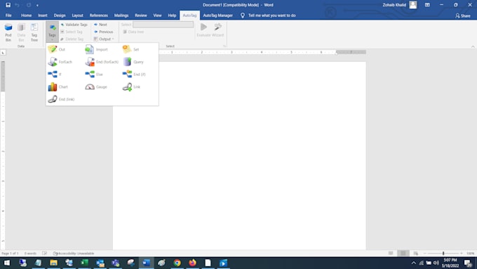 Autotag xml microsoft word mapping by Zaibi123 | Fiverr
