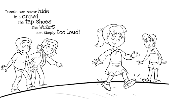 crowded coloring pages