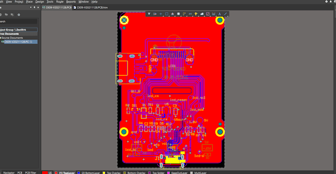 Design multilayer pcb circuit, schematic, gerber and bom by Aliabid513 ...