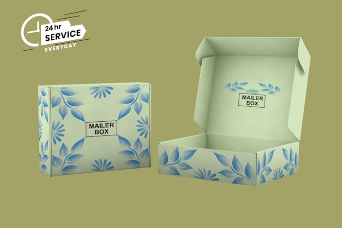 Create packaging design, mailer box and subscription box design with 3d ...