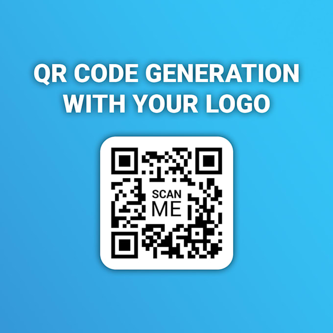 Create custom qr code with your logo on it by Abragency | Fiverr