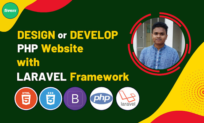 Design or develop a professional website using php laravel by Mokarom_pranto | Fiverr