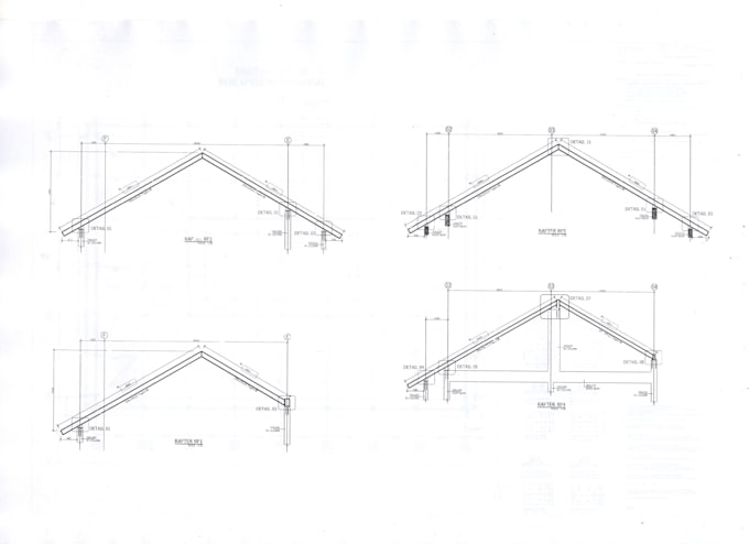 Draw elevations, roof plan and sections by Eenterprize | Fiverr
