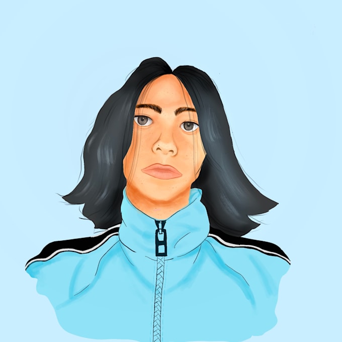 Draw semi realistic digital painting from your photo by Deluzion_art ...