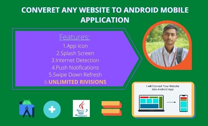 Convert any website to android app by Seaim1425 | Fiverr