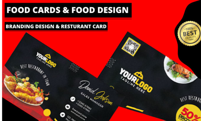 Design restaurant flyer food menu card by Xmlconvertor | Fiverr