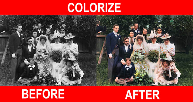 Fix, restore, and colorize your old photos by Gokhanonal | Fiverr