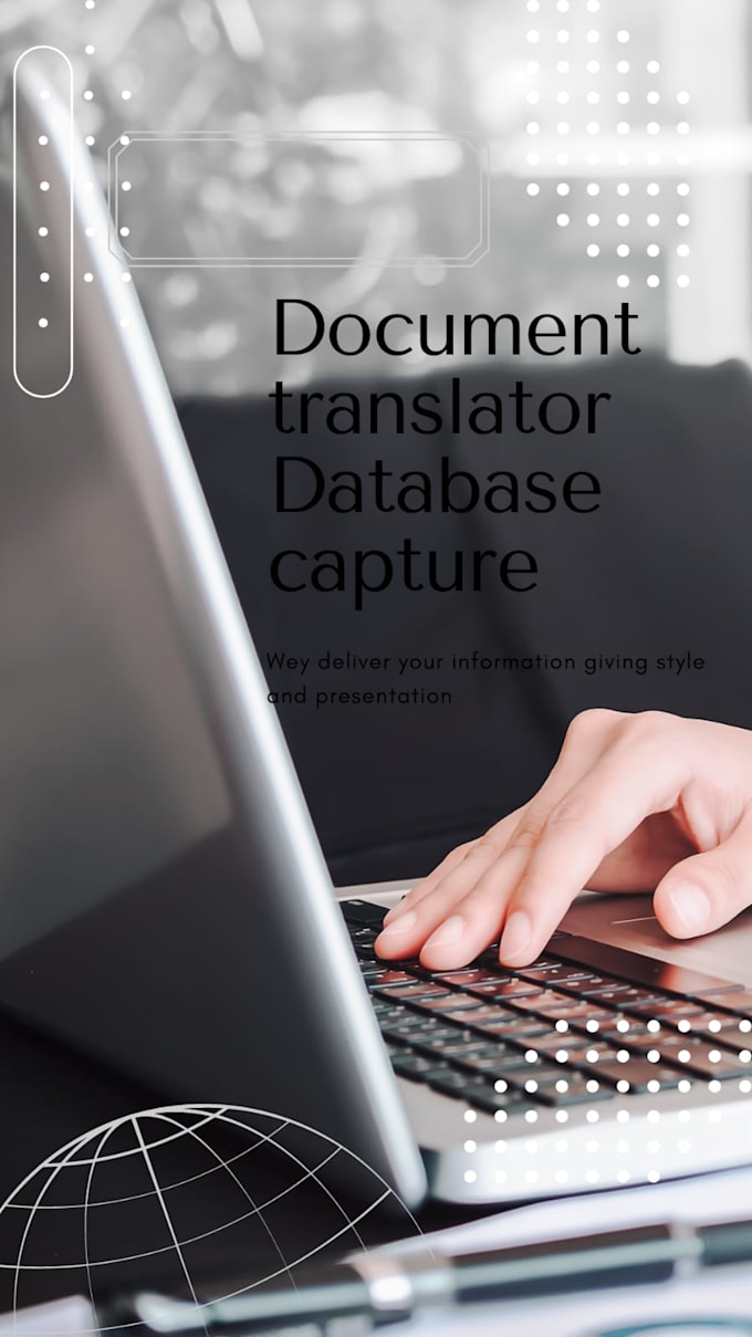 Transcription of documents, capture database information by ...