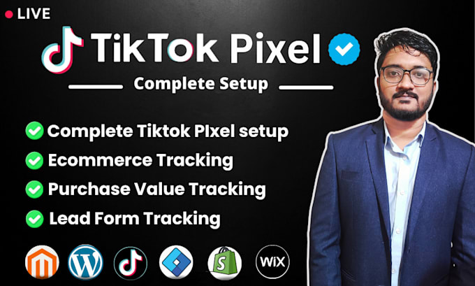 Setup tiktok pixel, tik tok conversion tracking and tiktok events api by Shahriar1999 | Fiverr