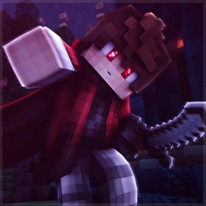 Make a minecraft youtube pfp for you by Dominiquerex | Fiverr